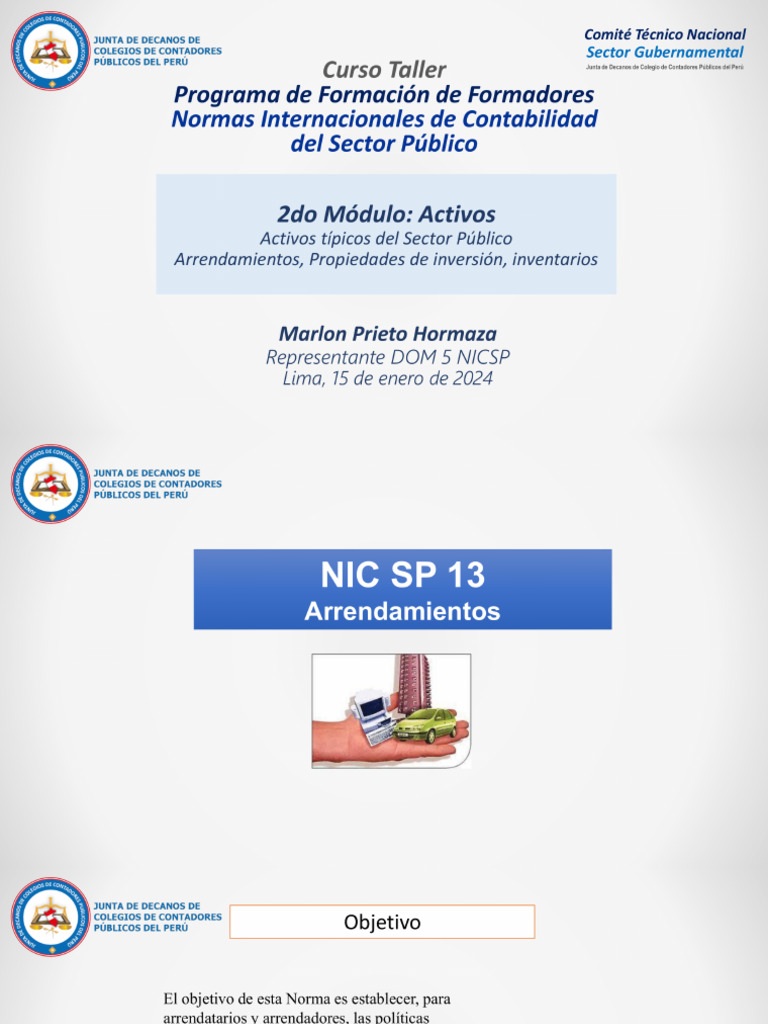 3 NICSP Sesión 15012024 Mprieto | PDF