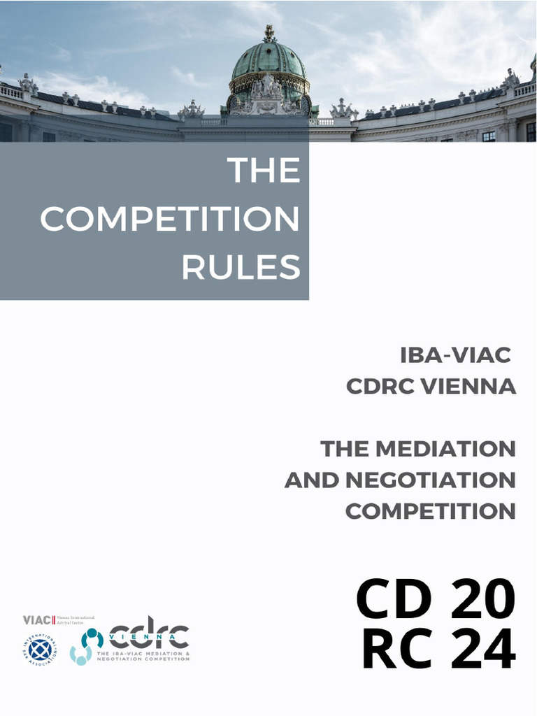 CDRC Rules 2024 Final Version | PDF | Mediation