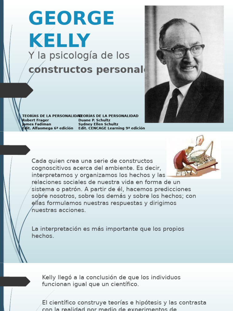 George Kelly | PDF | Teoría | Sicología