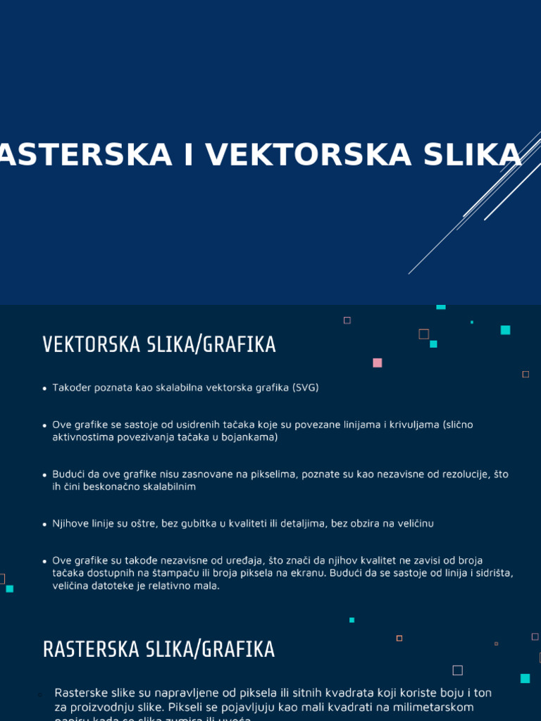 Vektorska I Rasterska Grafika | PDF