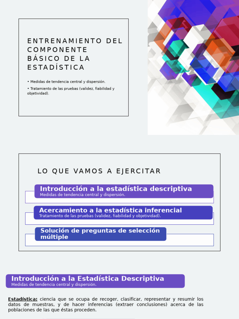 Introducción a la Estadística Básica | PDF | Validez (Estadísticas ...
