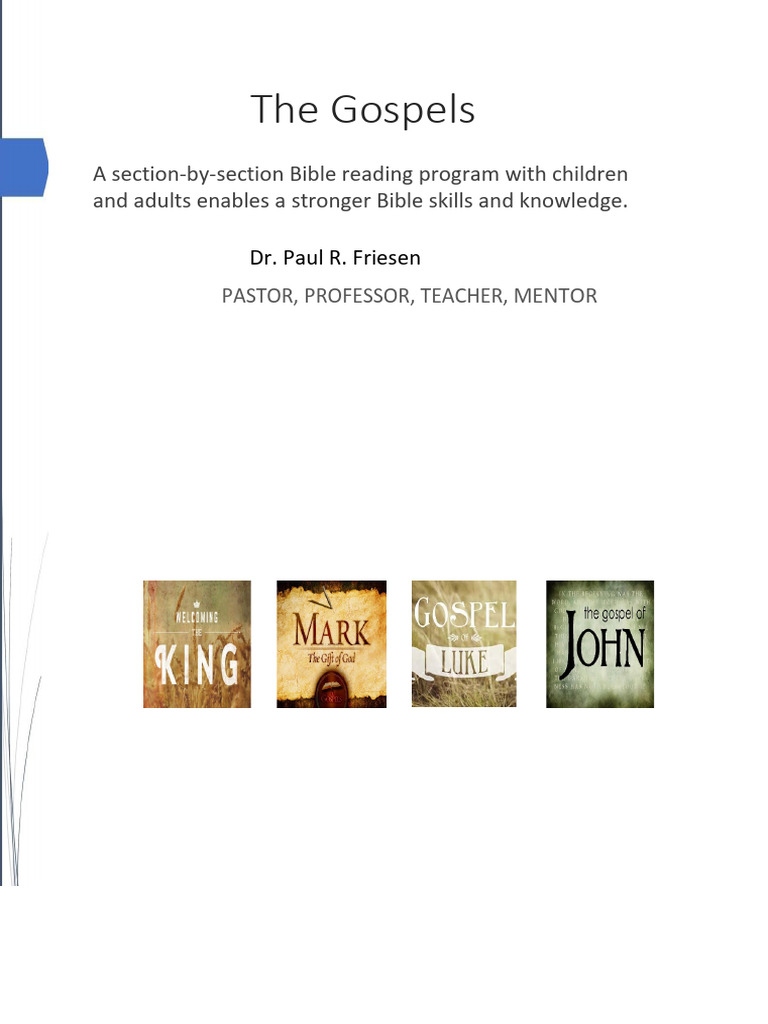 The Gospels | PDF | Jesus | Gospel Of Matthew