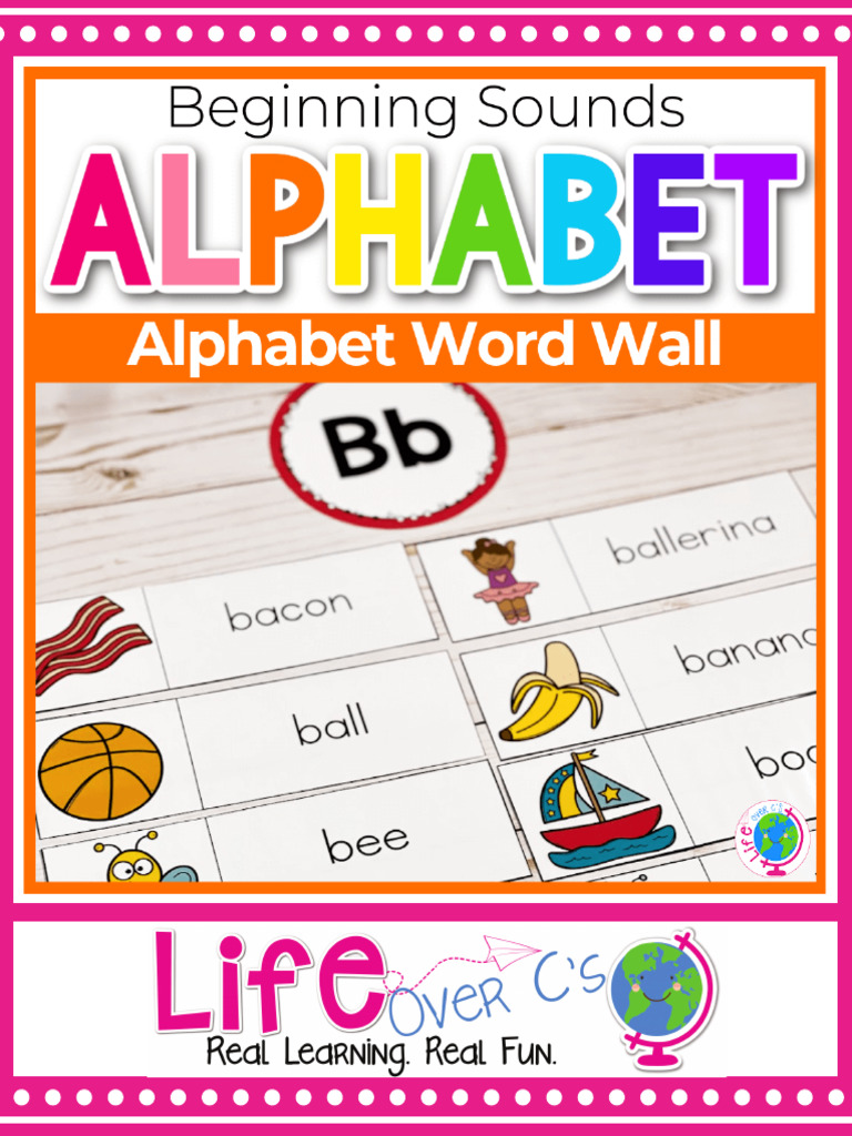 Alphabet Word Wall Cards | PDF | Games & Activities