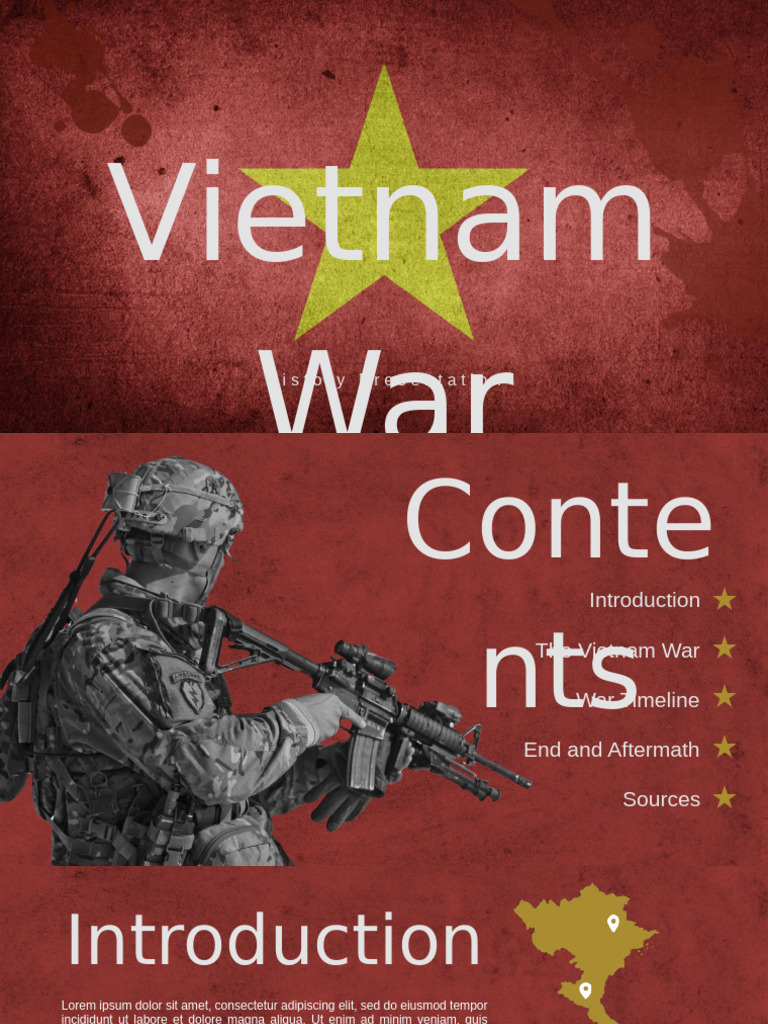 Vietnam War History Presentation | PDF