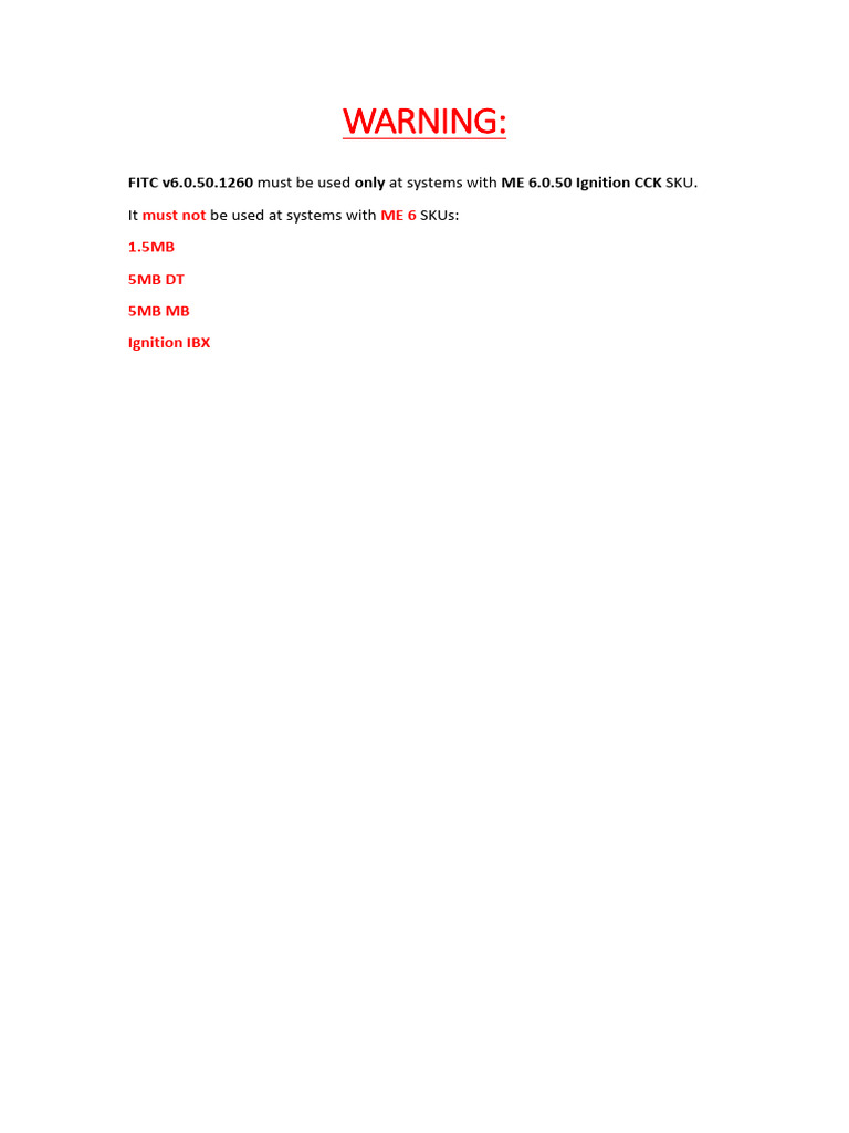 Warning | PDF | Computers