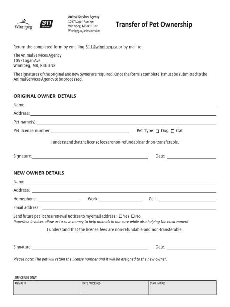 Transfer of Ownership | PDF