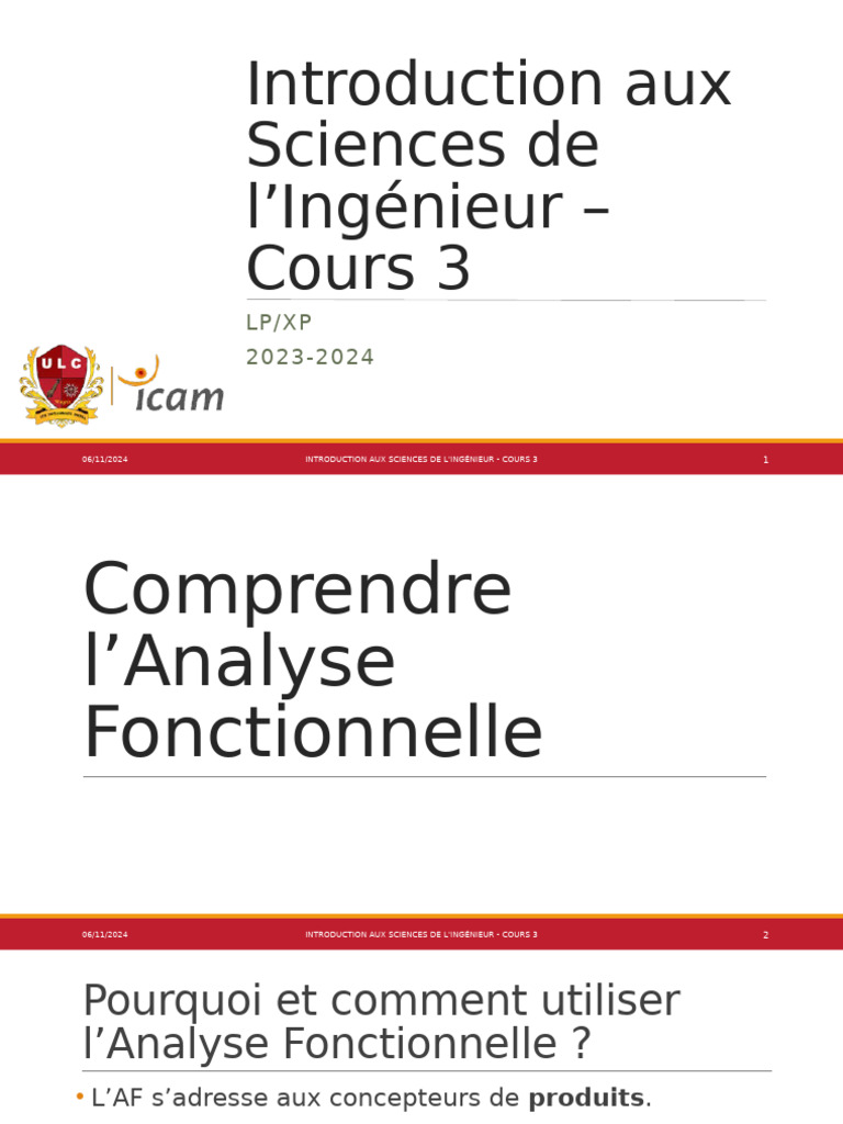 ISI - Cours 3 - Version Étudiant | PDF | Ingénieur