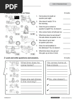 Unit 4 Standard Test Overview | PDF