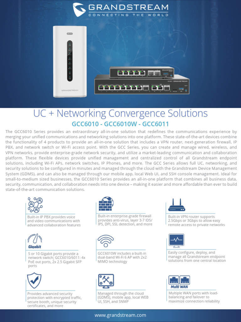 Datasheet GCC6010 Series English | PDF | Ieee 802.11 | Computer Network