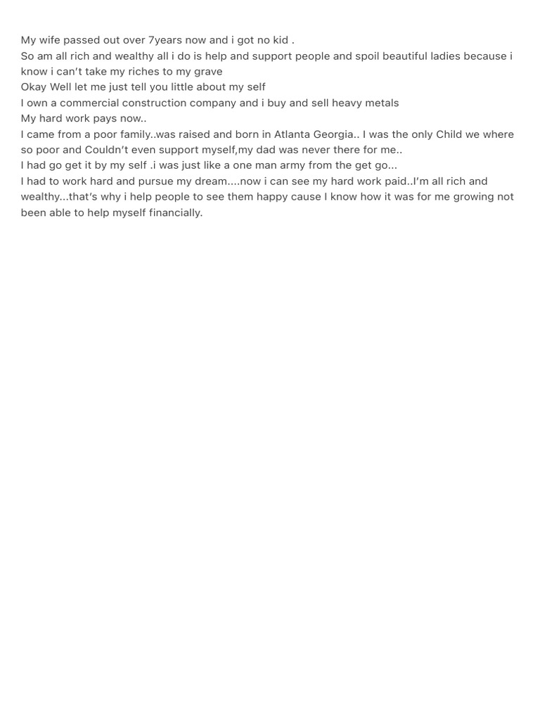 My Wife Passed Out Over 7years Now and I Got No Kid . | PDF