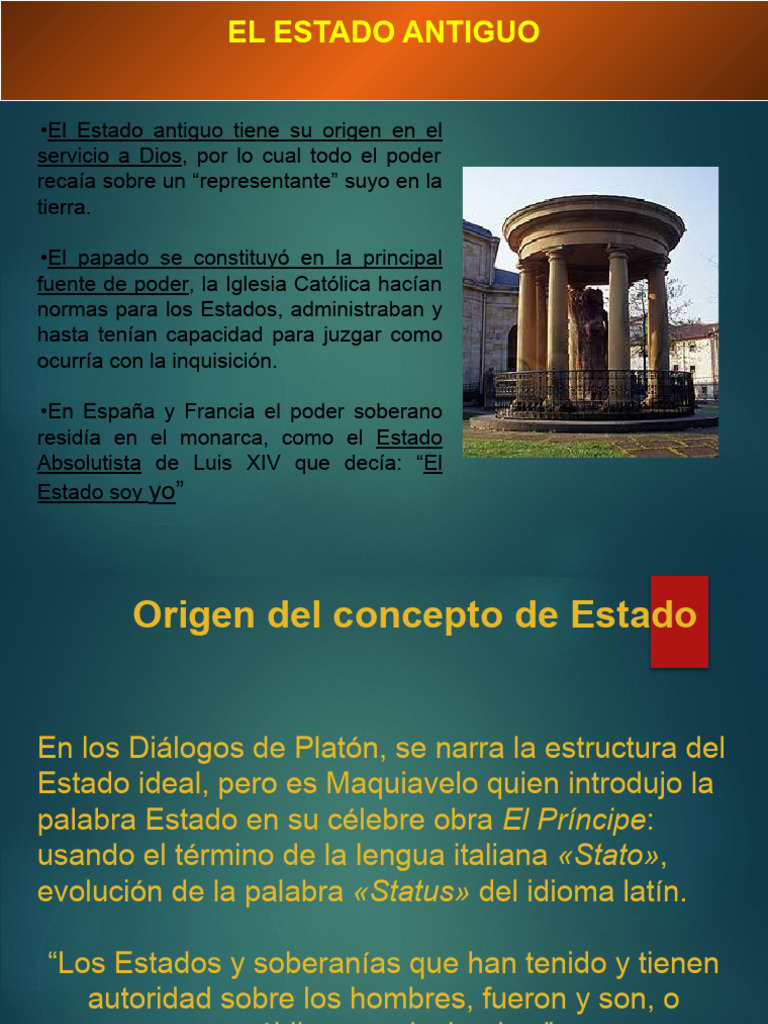 Evolución y Concepto del Estado | PDF | Estado (política) | Democracia