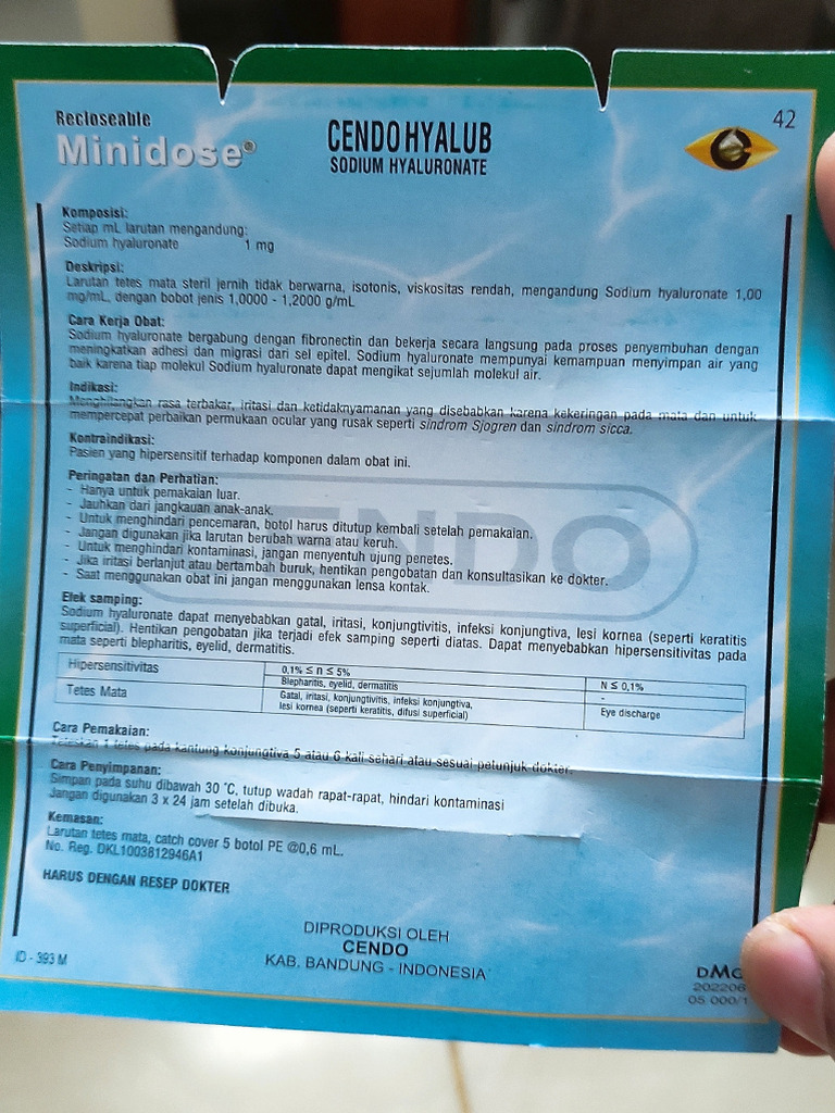 Cendo Hyalub Part 03 | PDF