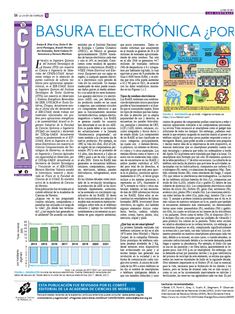 Impacto Ambiental de la Basura Electrónica | PDF | Residuos | Rieles