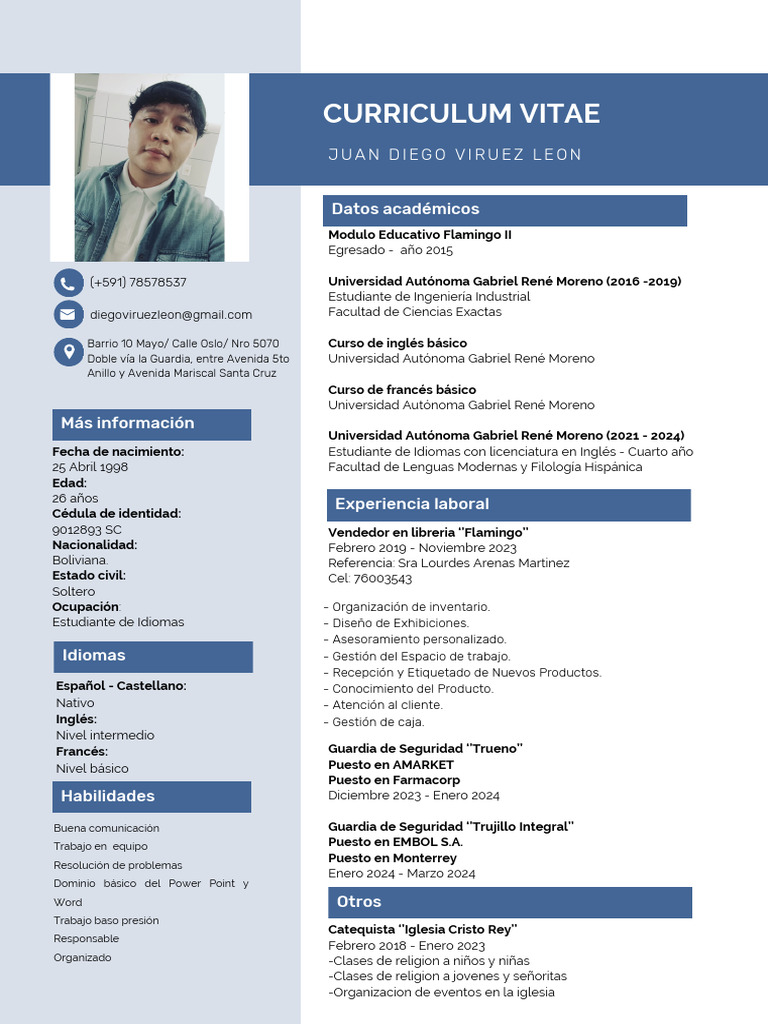 Currículum Vitae 2024 | PDF