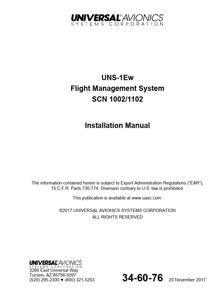 34 60 76 - UNS 1ew - Install - Manual - SCN 1002 1102 | PDF ...