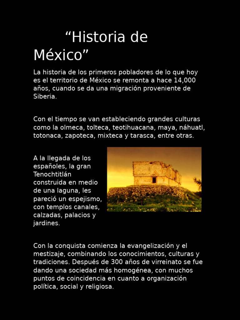 Historia de MÃ©xico | PDF | México
