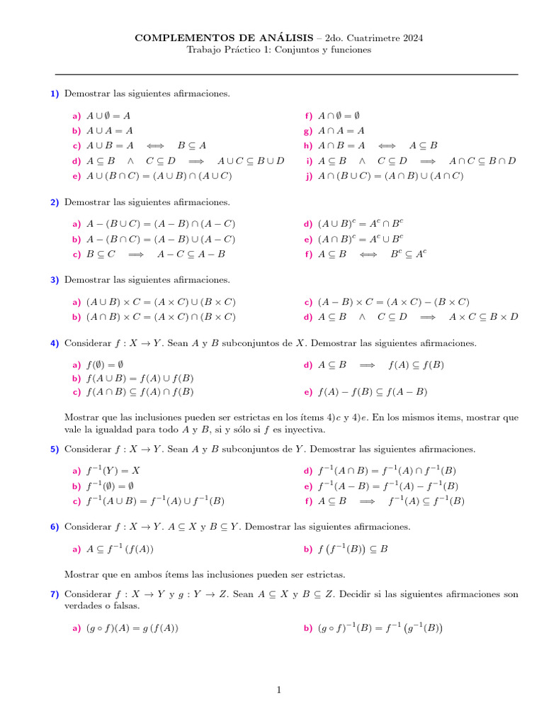 TP 1 | PDF | Lógica matemática | Matemáticas