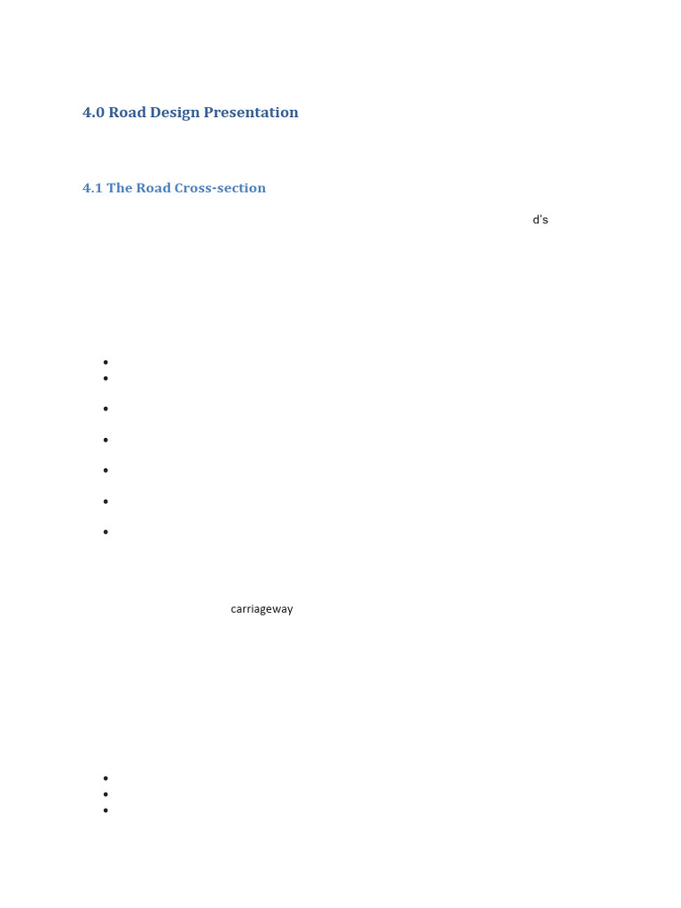 Road & Pipelines Drawings | PDF | Lane | Road