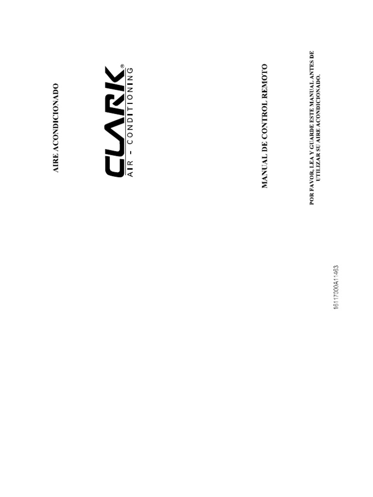 Manual Control Clark | PDF