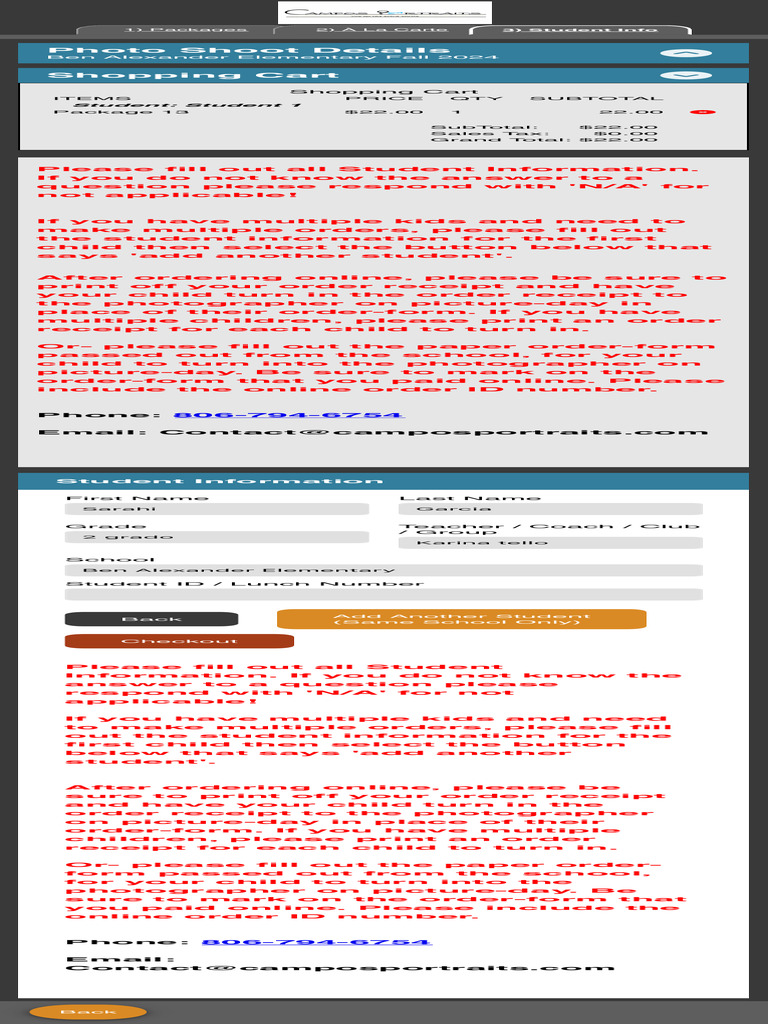 Campos Portraits - Lubbock - Order Photos - Ben Alexander Elementary ...