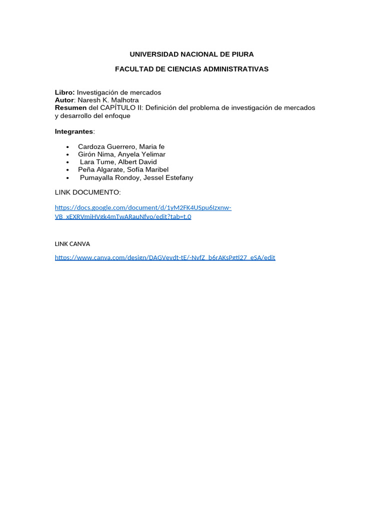 Resumen II Capítulo | PDF