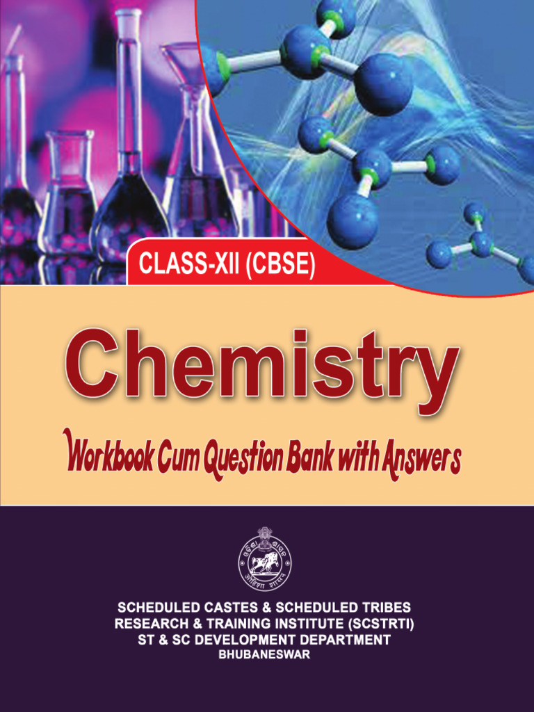 2 Class XII Chemistry (CBSE) Workbook | PDF | Osmosis | Crystal Structure