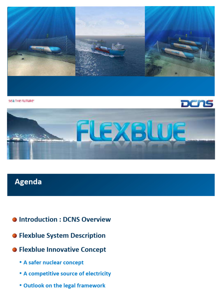 Flexblue: Innovative Nuclear Solution | PDF | Nuclear Power Plant ...