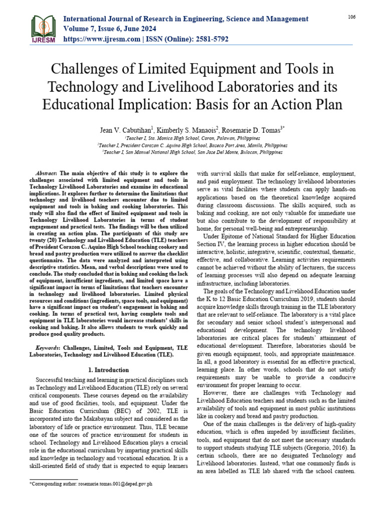 IJRESM_V7_I6_21-1 | PDF | Learning | Cognition