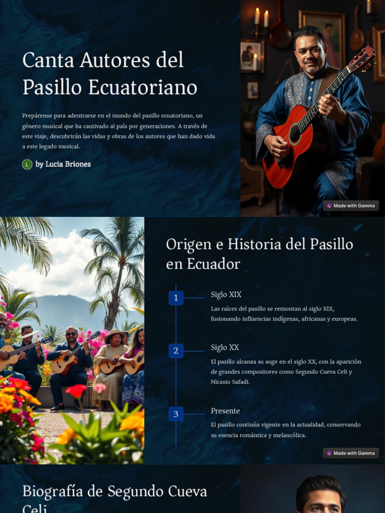 Canta Autores Del Pasillo Ecuatoriano | PDF | Ecuador