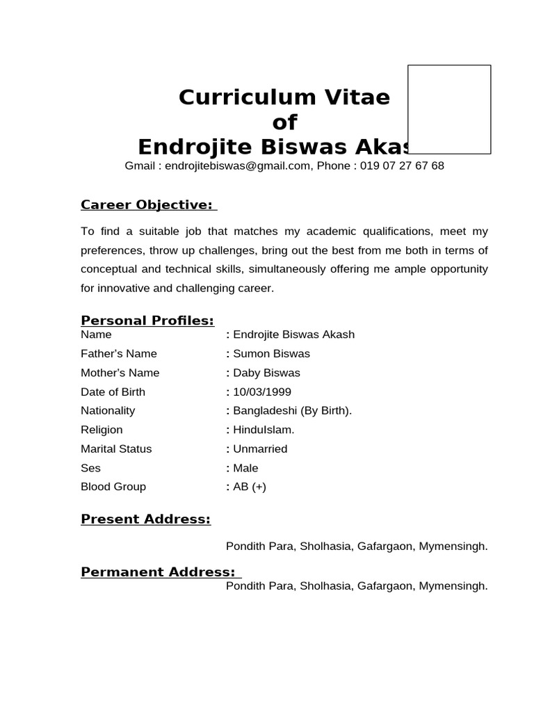 CV 2 Page-6 | PDF