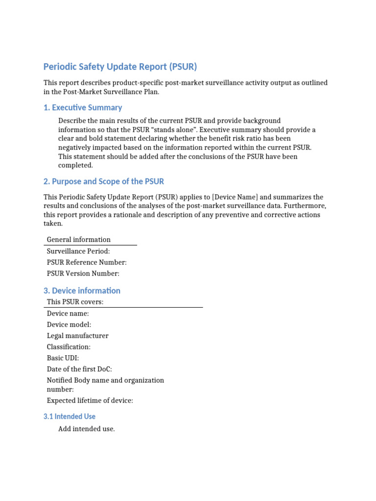 Periodic Safety Update Report | PDF | Risk Management | Risk
