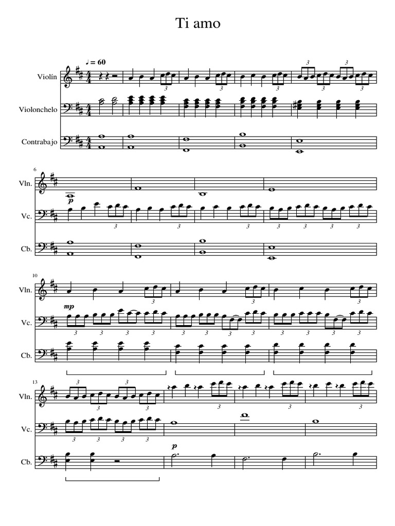 Ti Amo | PDF | Songs Written | American Songs