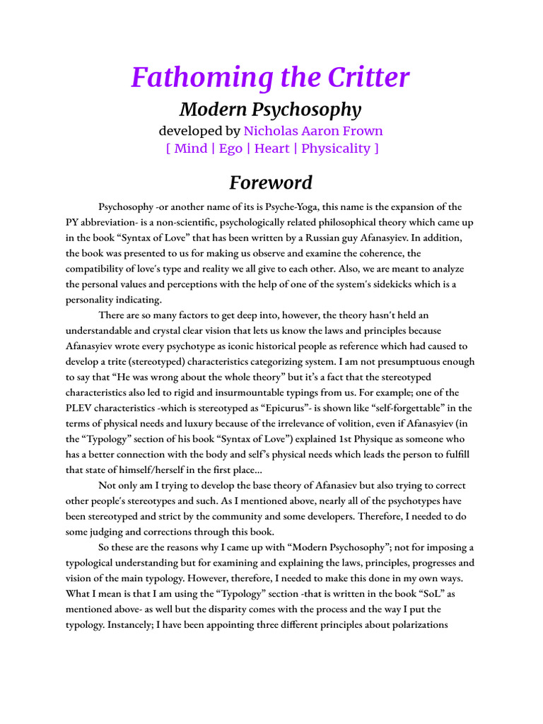 Kopyası - Modern Psychosophy | PDF | Thought | Perception