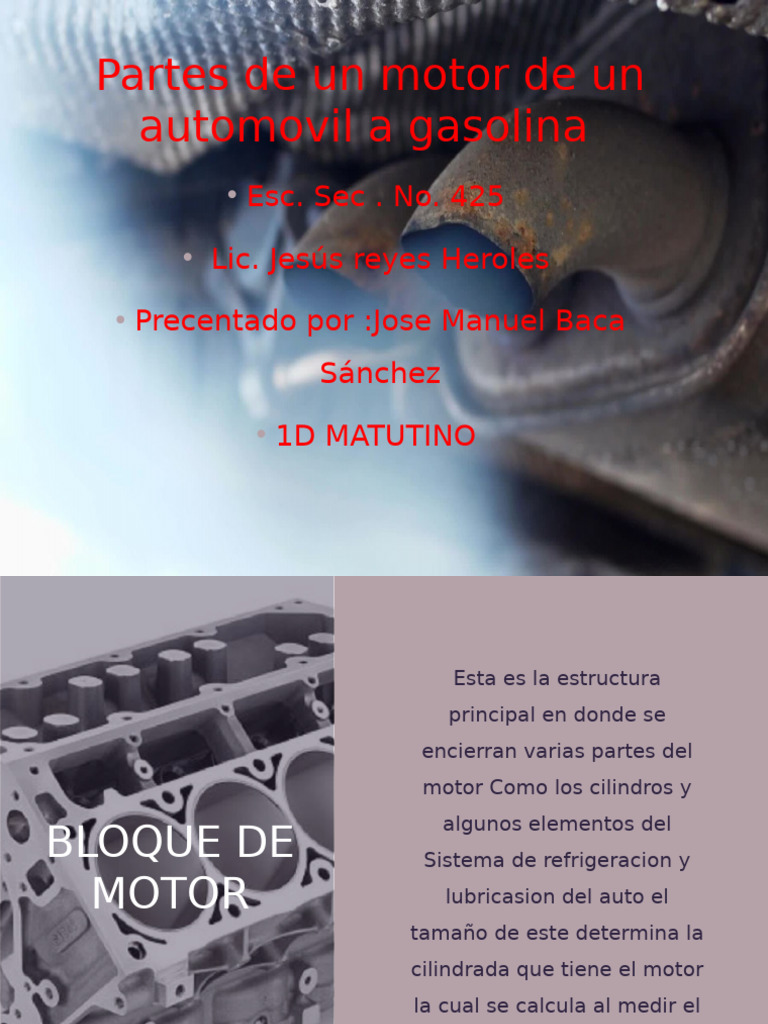 Presentación 4 | PDF | Coche | Motores