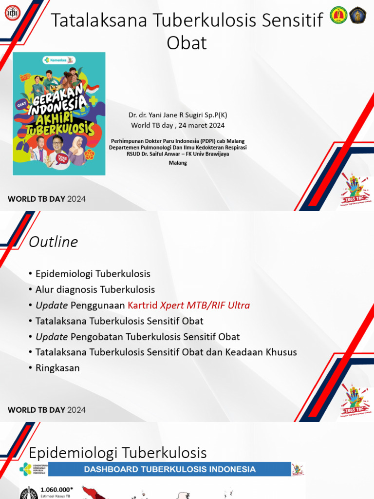 YJS 240324 Tatalaksana Tuberkulosis Sensitif Obat | PDF