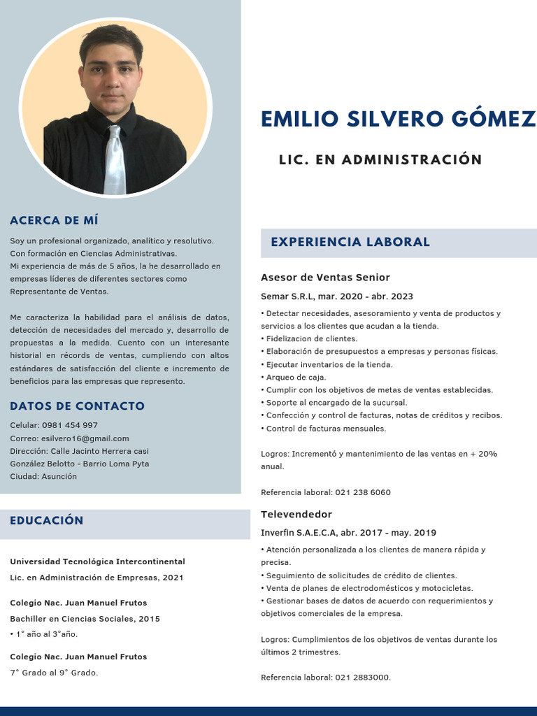 CV Emilio Silvero-6 | PDF | Business | Negocios económicos