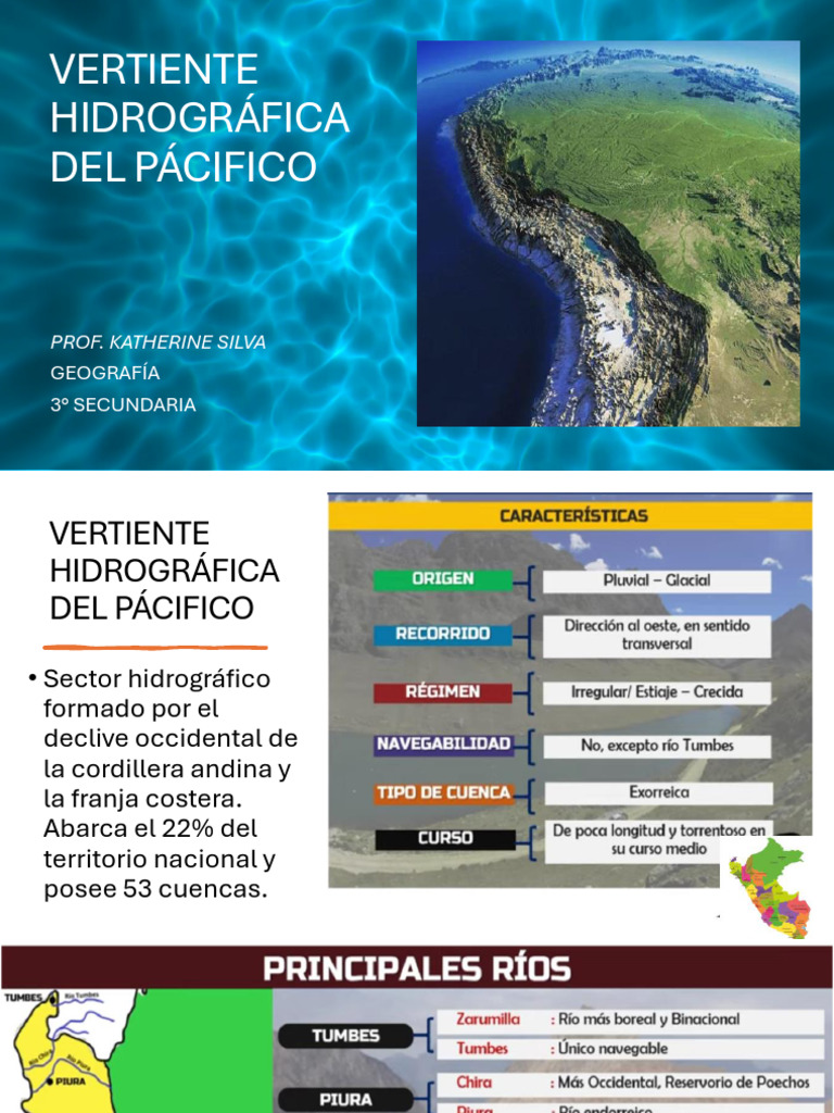 Vertiente Hidrográfica Del Pácifico | PDF