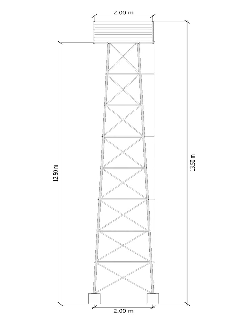 Water Tank Stand Dimension | PDF