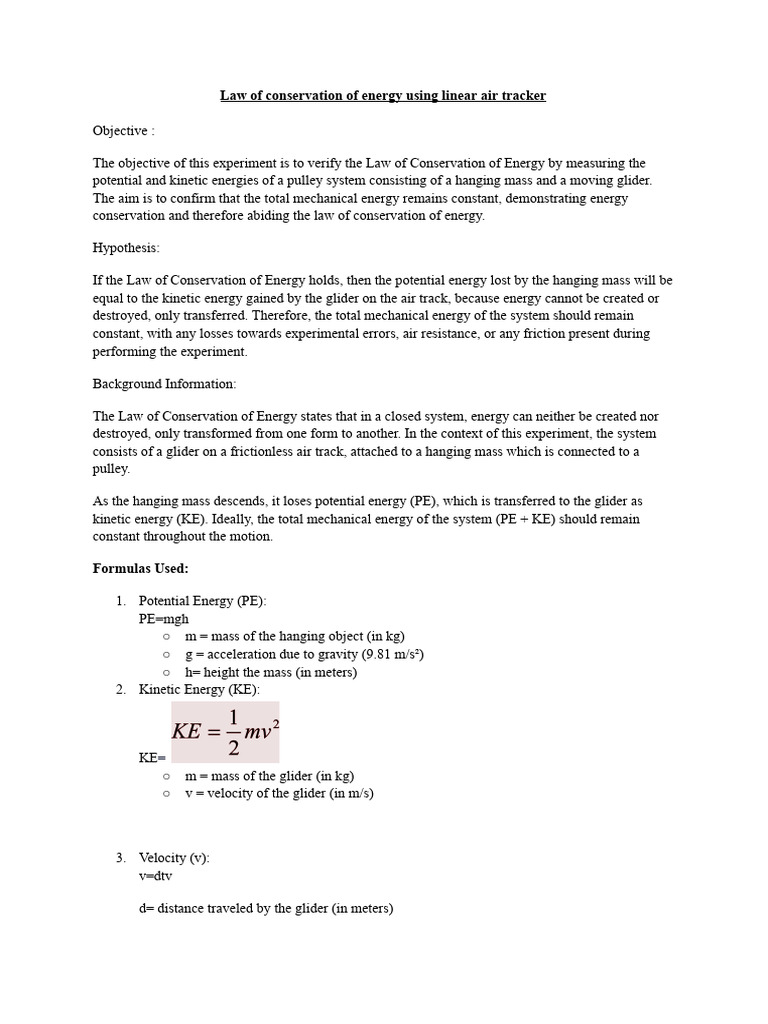 Physics_Lab_Report_ | PDF | Mass | Friction