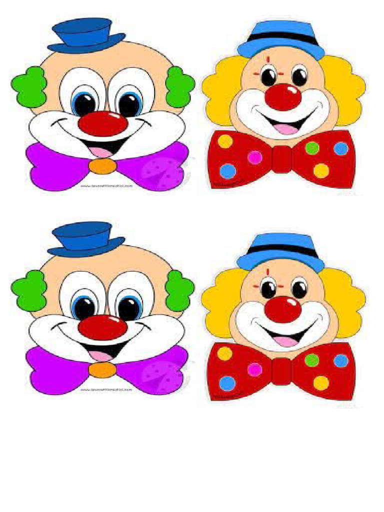 Caras de Payasos | PDF