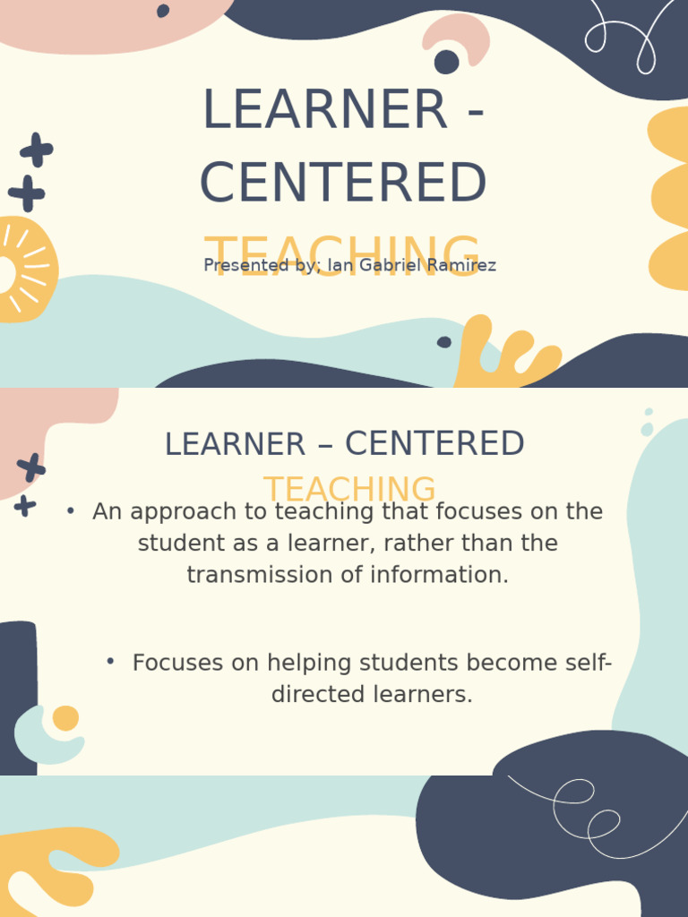 Learner-Centered Teaching Strategies | PDF