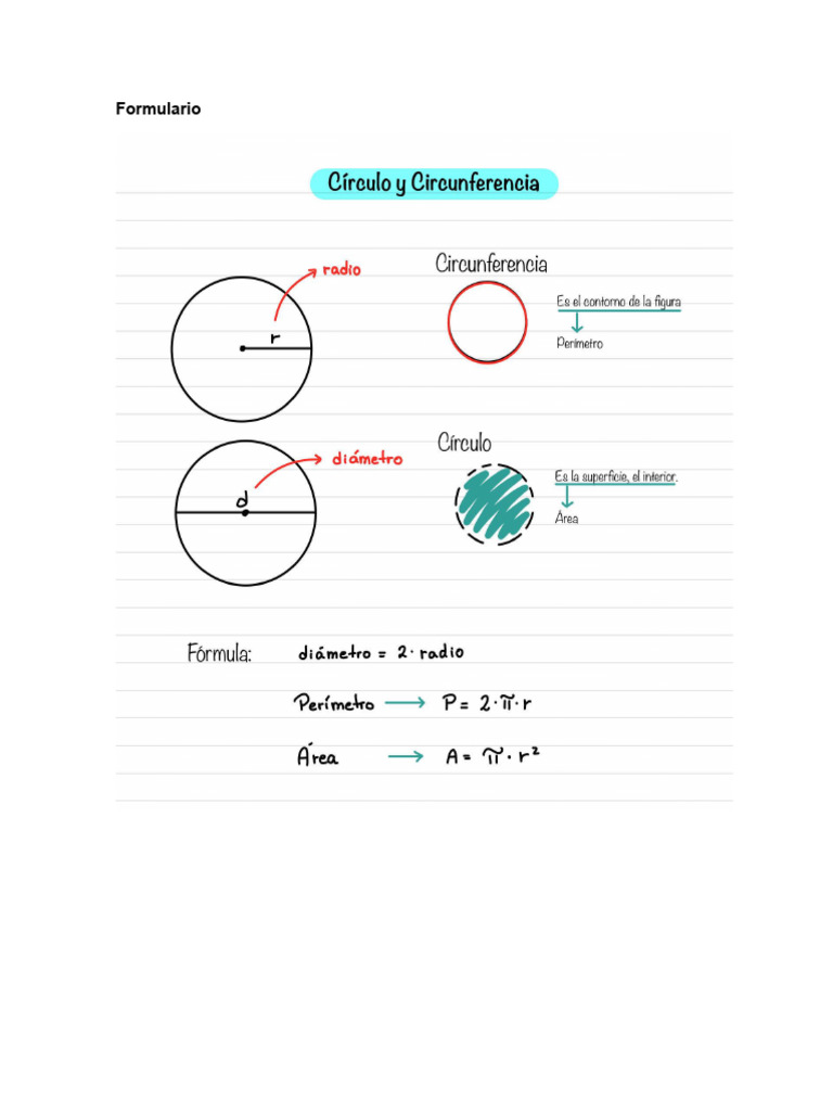 Guia Complementaria Circulo Circurferencaia | PDF