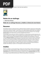 El Relato de Un Naufrago | PDF