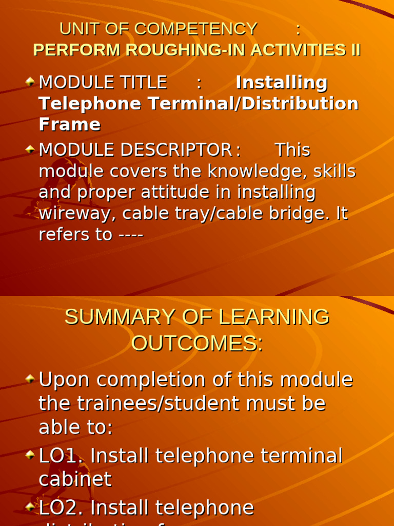 Unit of Competency Roughing 6 | PDF | Tools | Screw