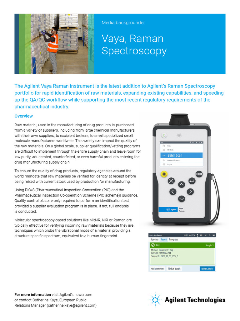 Vaya Raman | PDF | Raman Spectroscopy | Spectroscopy