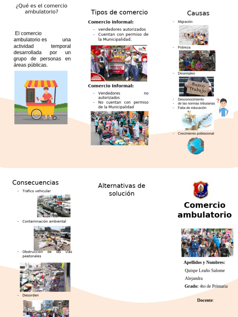 Triptico Comecio | PDF