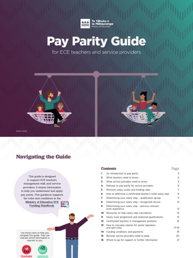 ECE Pay Parity Guide 2024 | PDF | Teachers | Salary