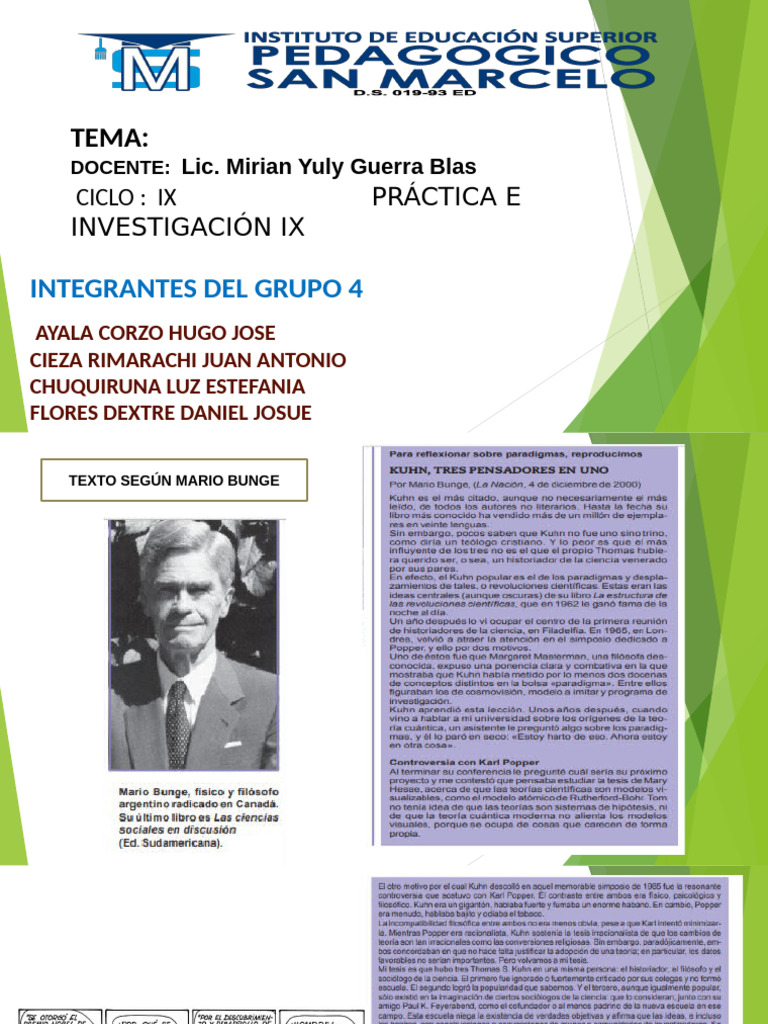 Grupo 4 - Practica Ix | PDF | Filosofía de la Ciencia | Conocimiento