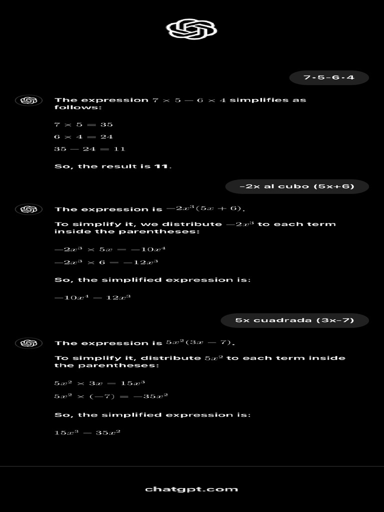 Math Calculation Answer | PDF