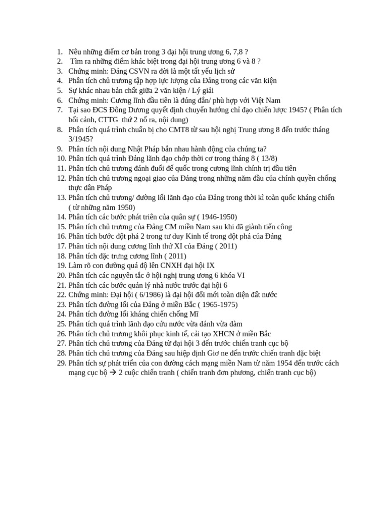 Câu hỏi ôn tập LSD | PDF